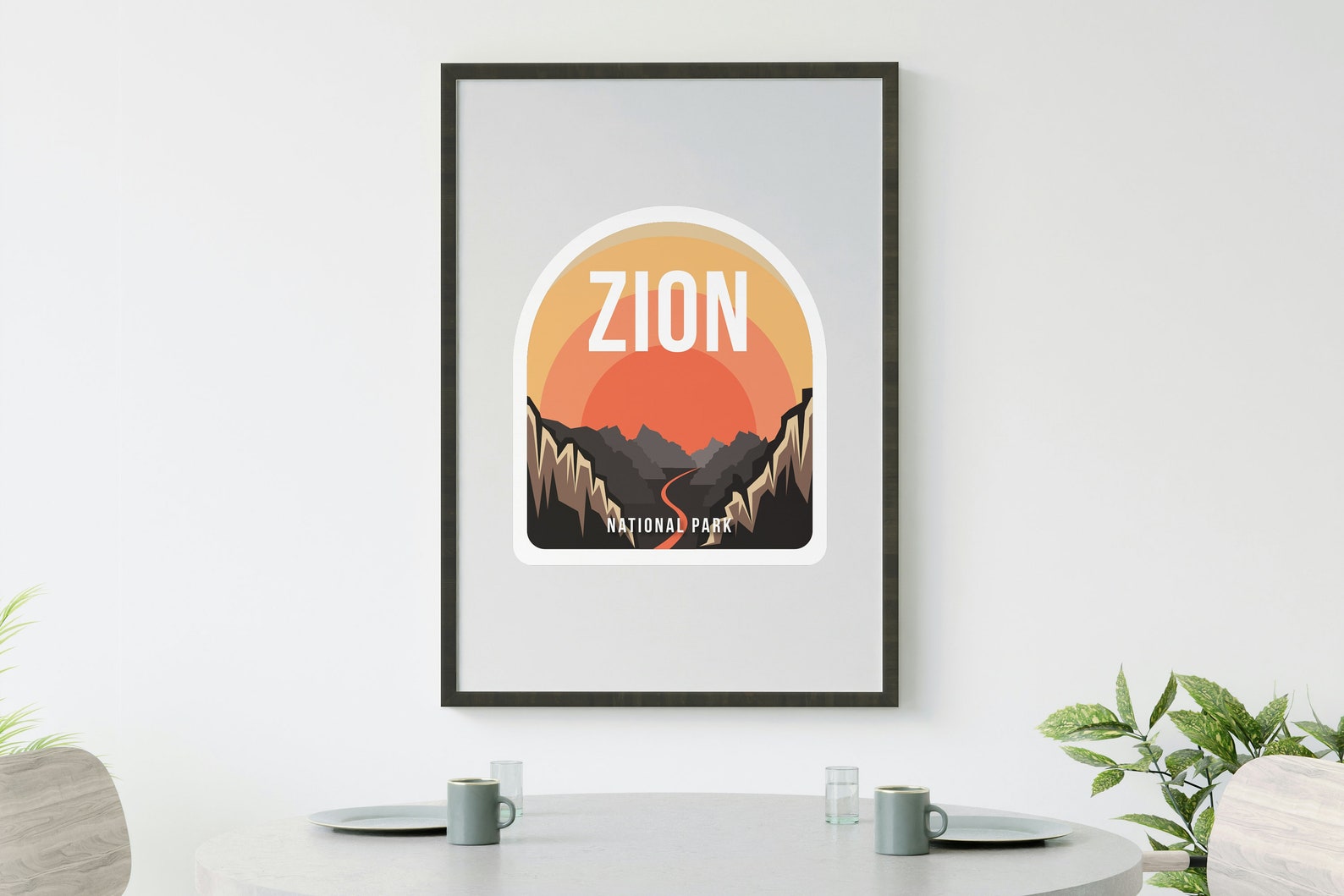 Zion National Park Svg, Png, Pdf, Eps, Jpg | Clipart, Graphic, Instant ...