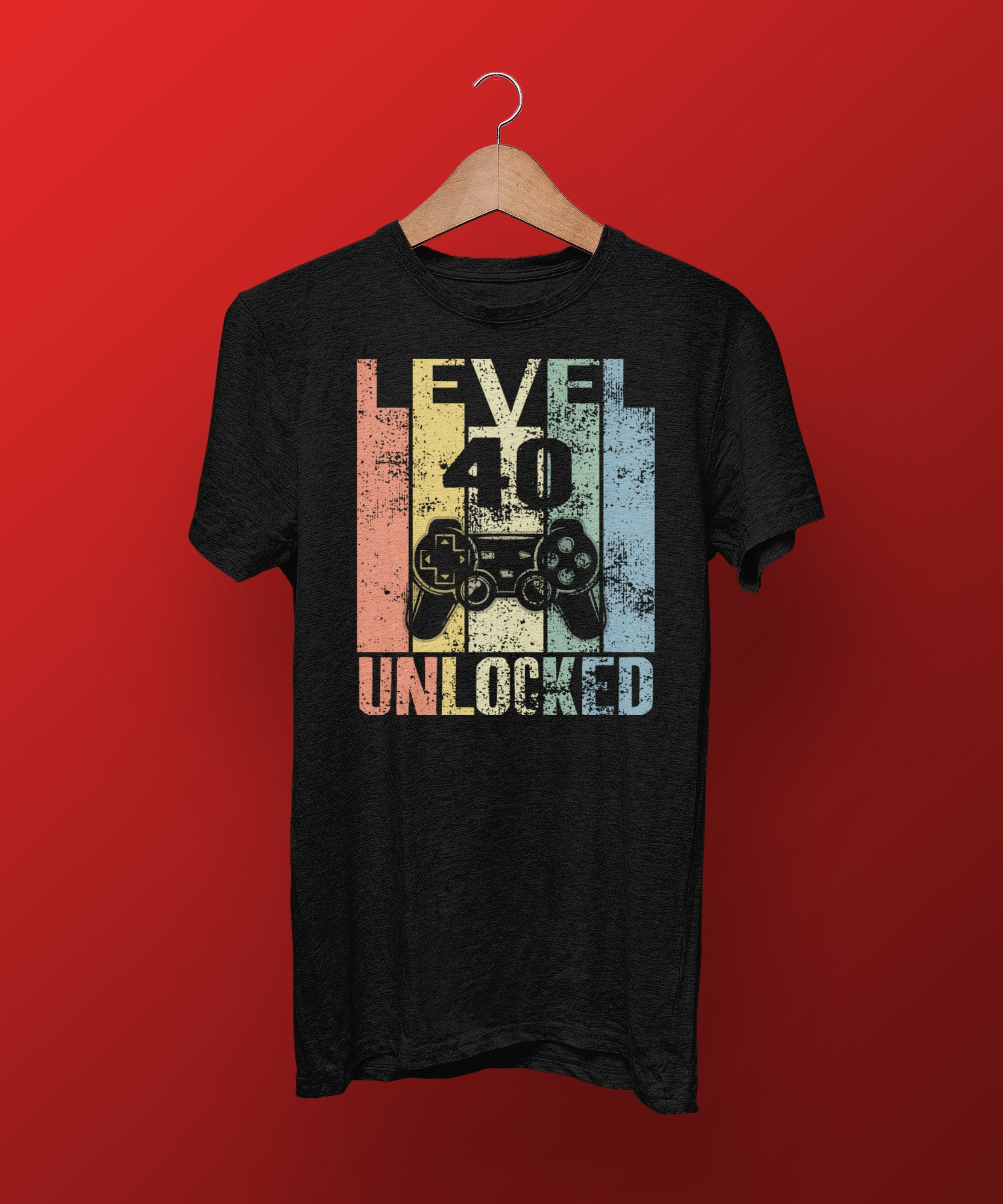 Level 40 Unlocked Svg, 40th Birthday Gift for Gamers Svg, Png, Pdf, Eps ...