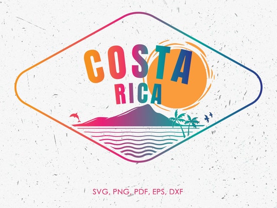 Costa Rica Svg Summer Beach Vacation Spring Break Png - Etsy