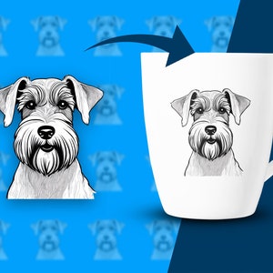 Schnauzer Svg, Dog Svg File, Pet Svg, Pdf File, Png, Eps File, Cut File ...