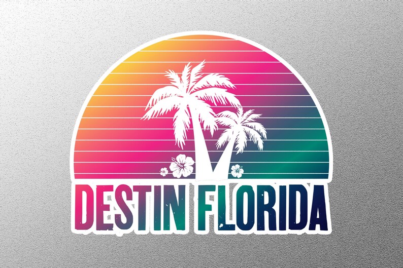 Destin Florida Svg, Summer Beach Vacation, Spring Break | Png, Eps ...