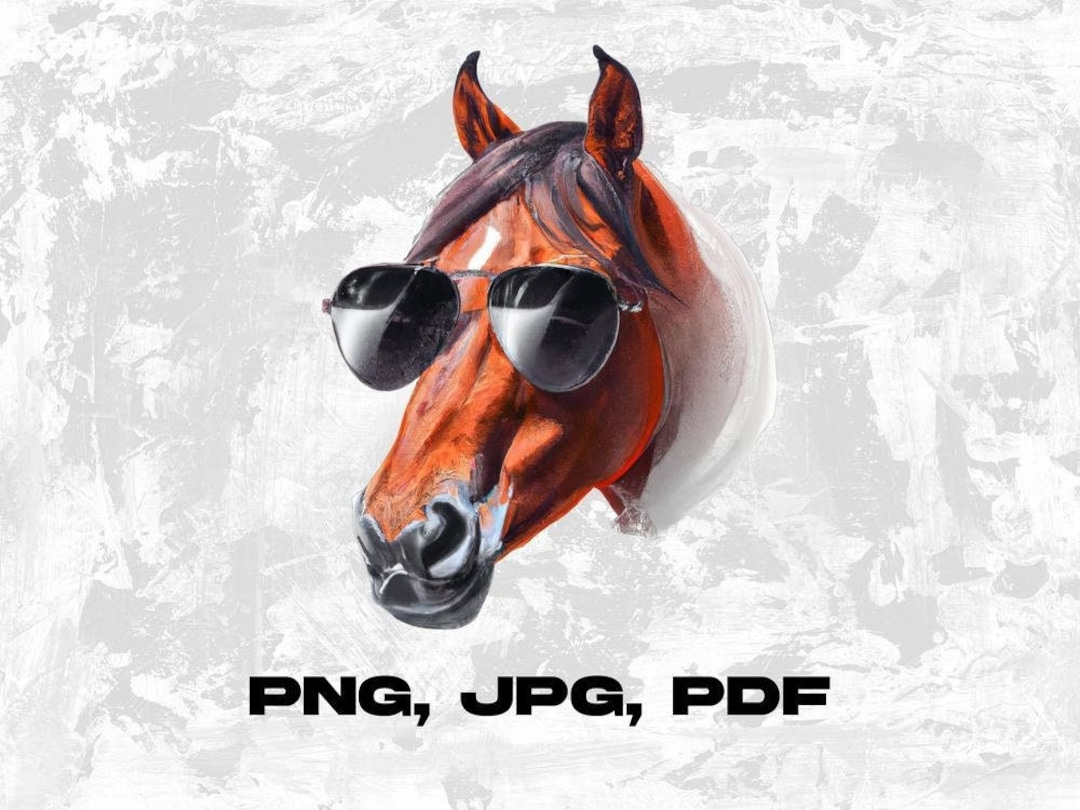 Horse Face Png, Horse Png, Cute Horse Png, Horse Lover Png, Horse With ...