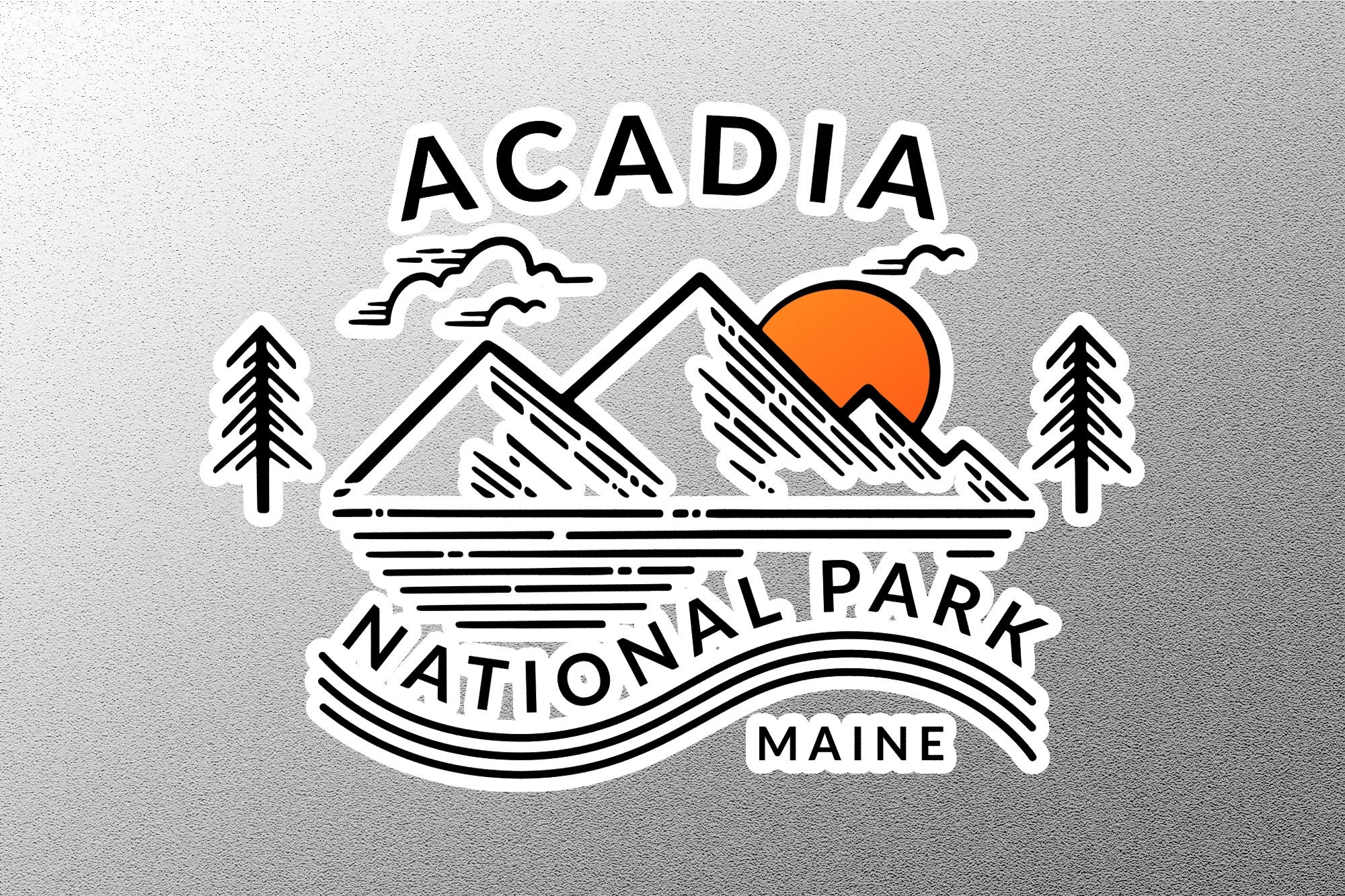 Acadia National Park Svg, Png, Pdf, Eps, Jpg | Clipart, Graphic ...