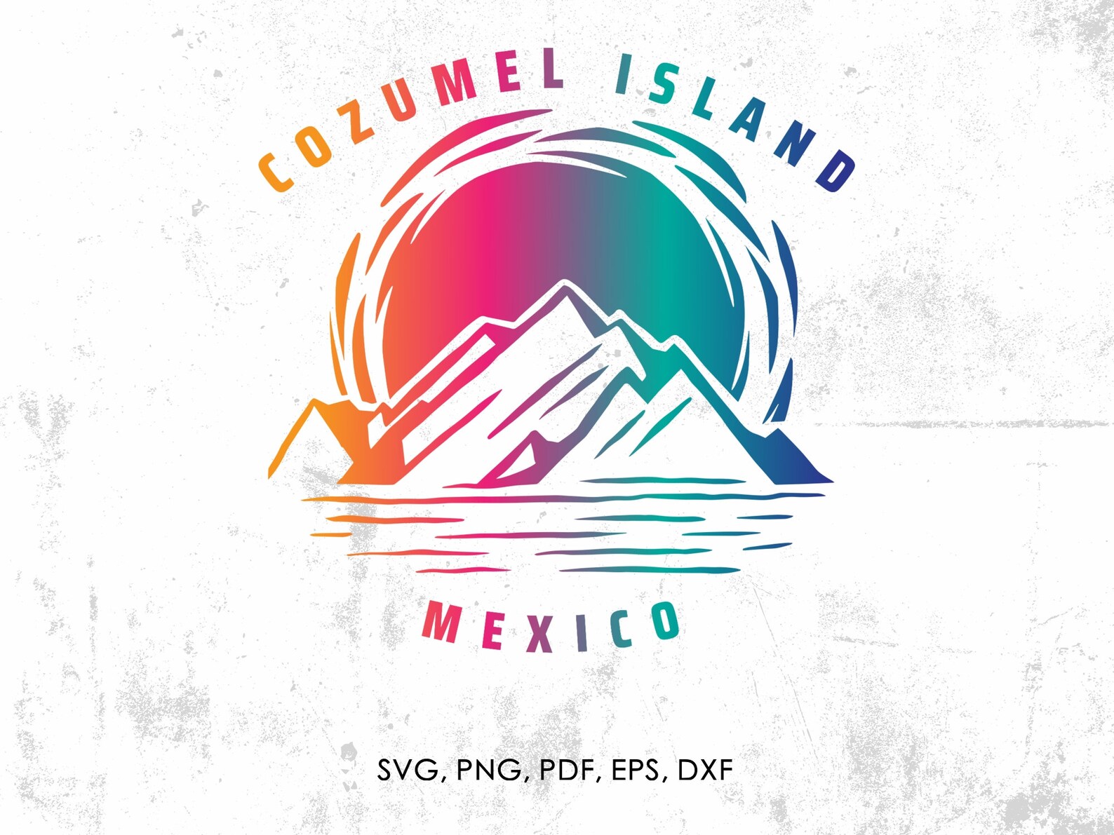 Cozumel Island Svg, Summer Vacation, Spring Break, Beach Svg, Png, Eps ...