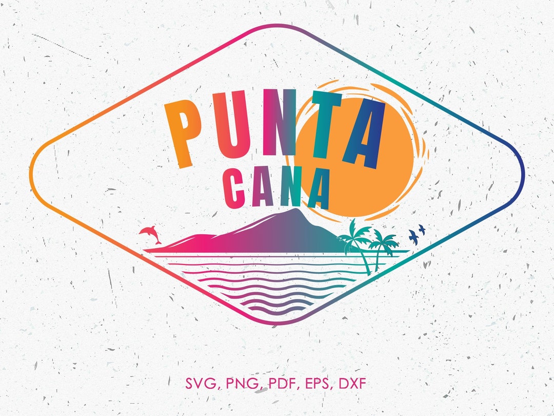Punta Cana Dominican Republic Svg, Summer Beach Vacation, Spring Break ...