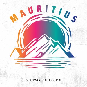 Mauritius Svg, Summer Vacation, Spring Break, Beach Svg, Png, Eps ...