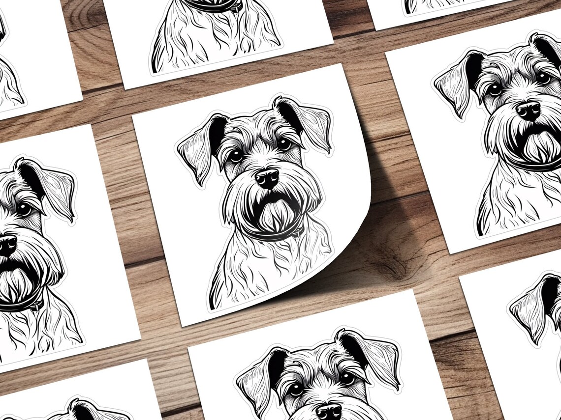 Schnauzer Svg, Dog Svg File, Pet Svg, Pdf File, Png, Eps File, Cut File ...