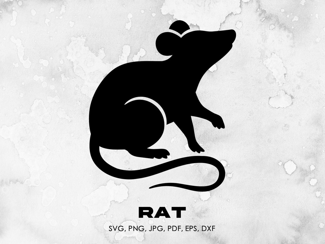 Rat Svg, Chinese Zodiac Rat, Png, Jpg, Pdf, Eps, Dxf | Animal, Clipart ...
