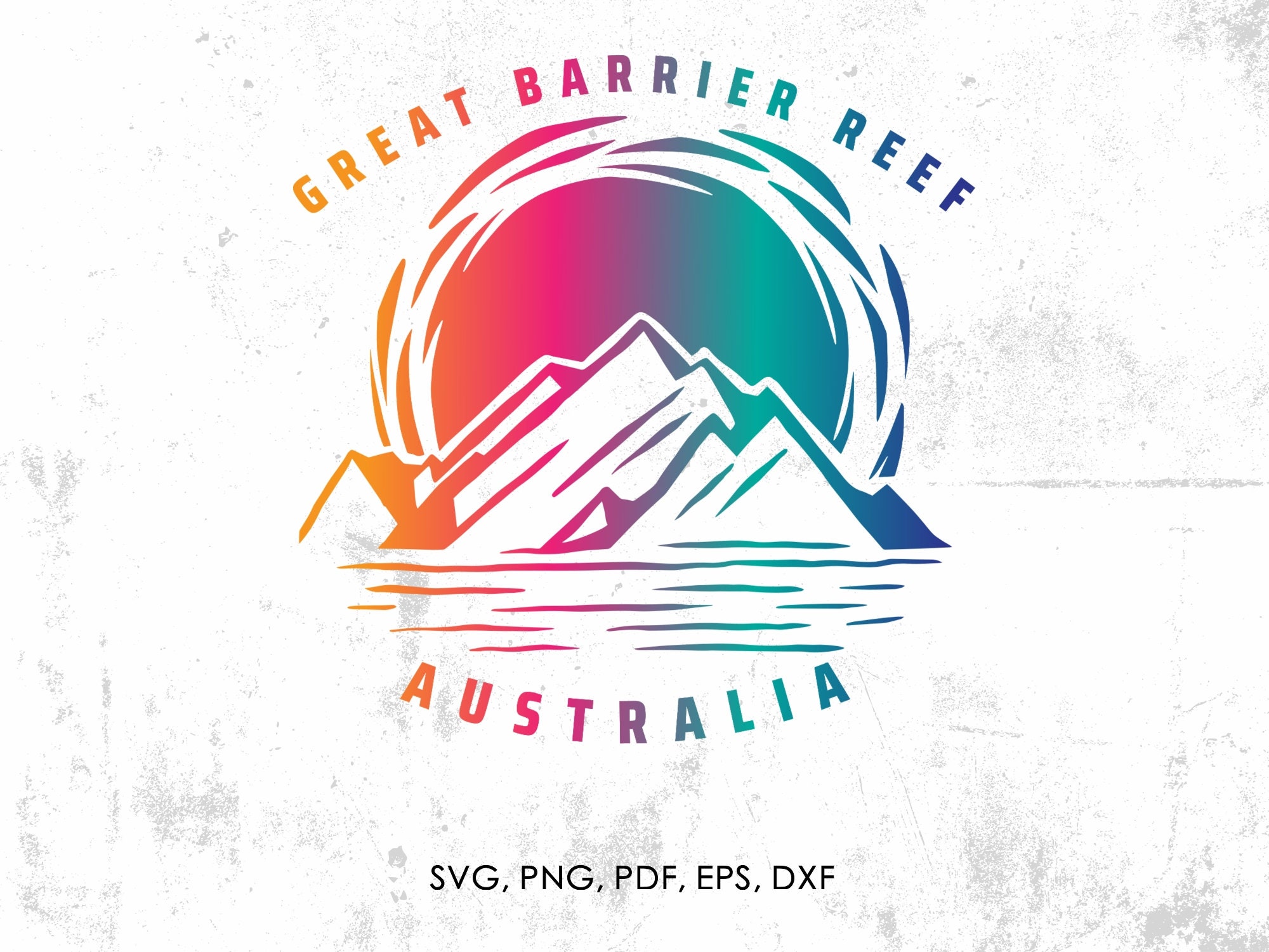 Great Barrier Reef Svg Summer Vacation Spring Break Beach - Etsy UK