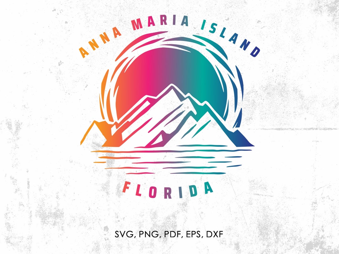 Anna Maria Island Svg, Summer Vacation, Spring Break, Beach Svg, Png ...