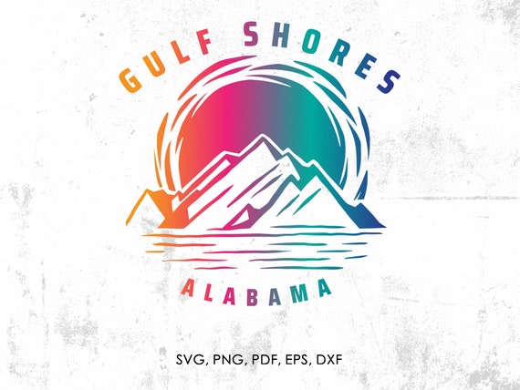 Gulf Shores Svg Summer Vacation Spring Break Beach Svg | Etsy