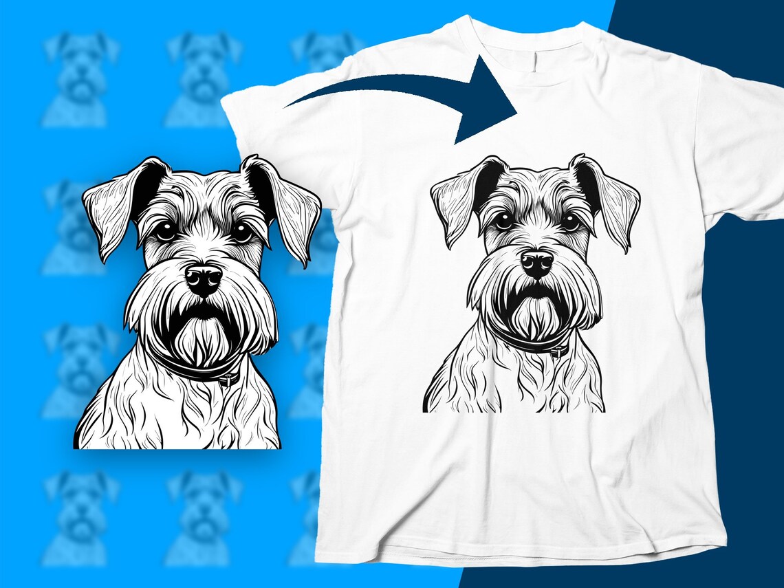 Schnauzer Svg, Dog Svg File, Pet Svg, Pdf File, Png, Eps File, Cut File ...