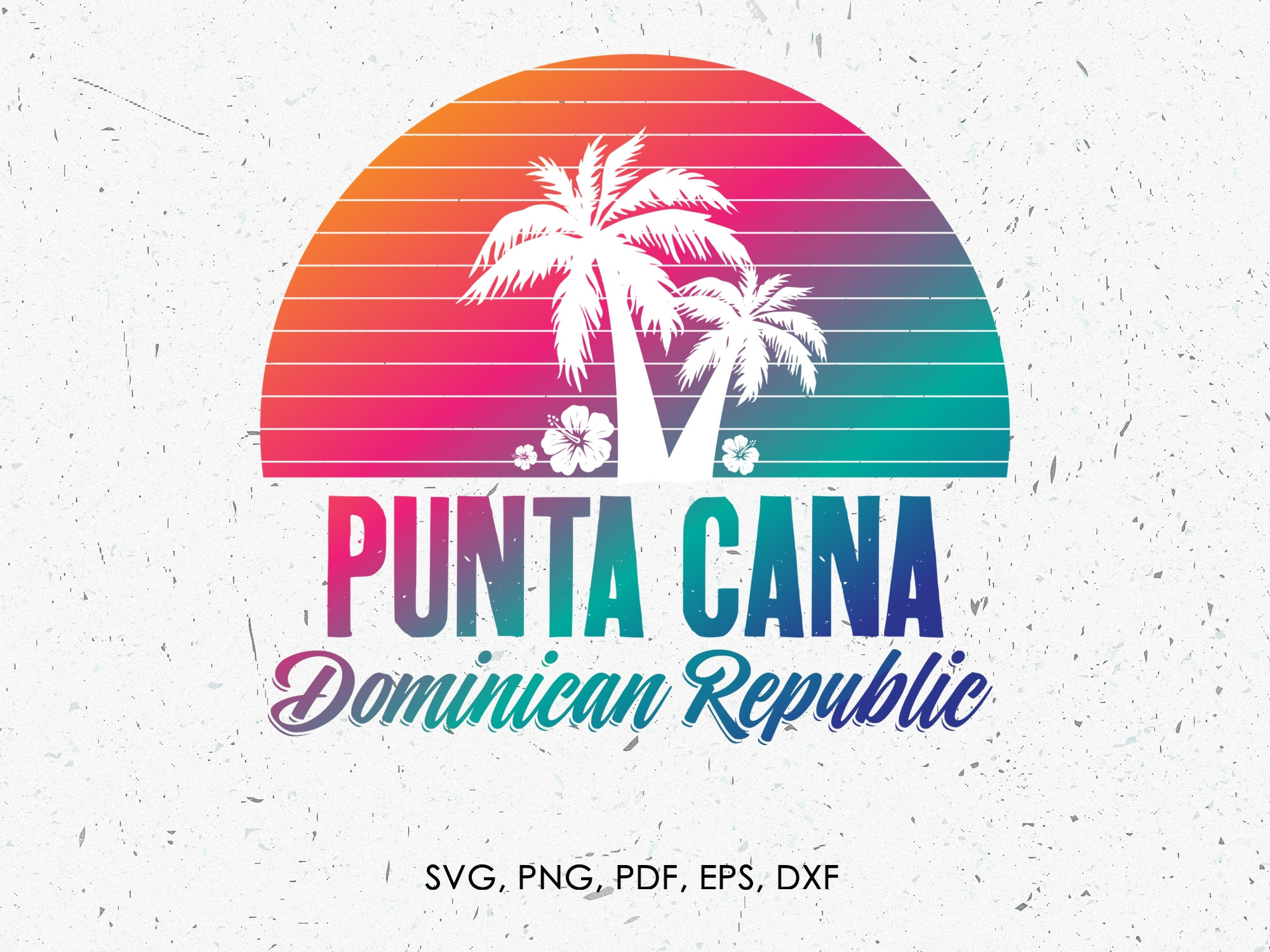 Punta Cana svg, Vacaciones de playa de verano, Vacaciones de primavera ...