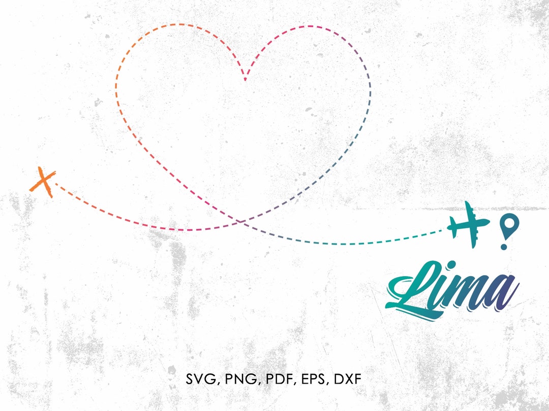 Flight to Lima Svg, Travel Svg, Love Traveling, Vacation Svg | Png, Jpg ...