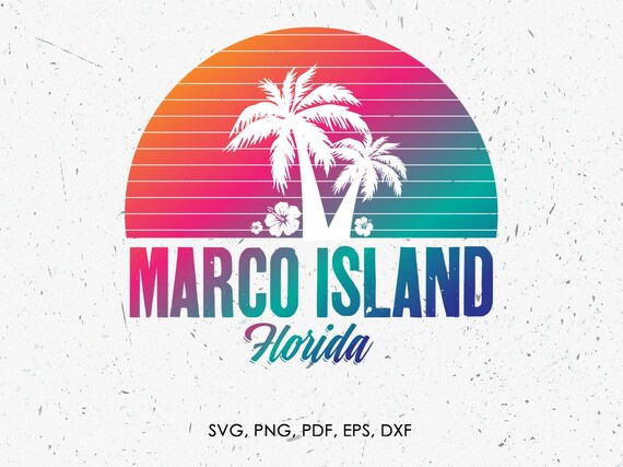 Marco Island Svg Summer Beach Vacation Spring Break Png | Etsy