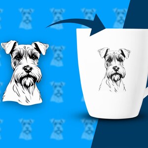 Schnauzer Svg, Dog Svg File, Pet Svg, Pdf File, Png, Eps File, Cut File ...