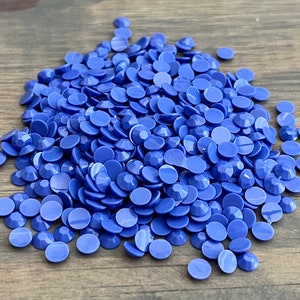 1500ct OPAQUE Dark Blue Jelly Resin Rhinestones Non Hotfix - Etsy