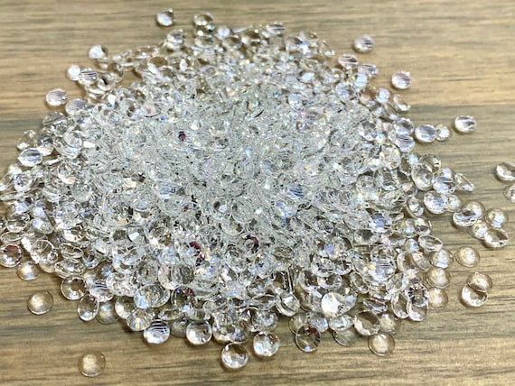 1500ct Clear Transparent Rhinestones With Clear Back Non - Etsy