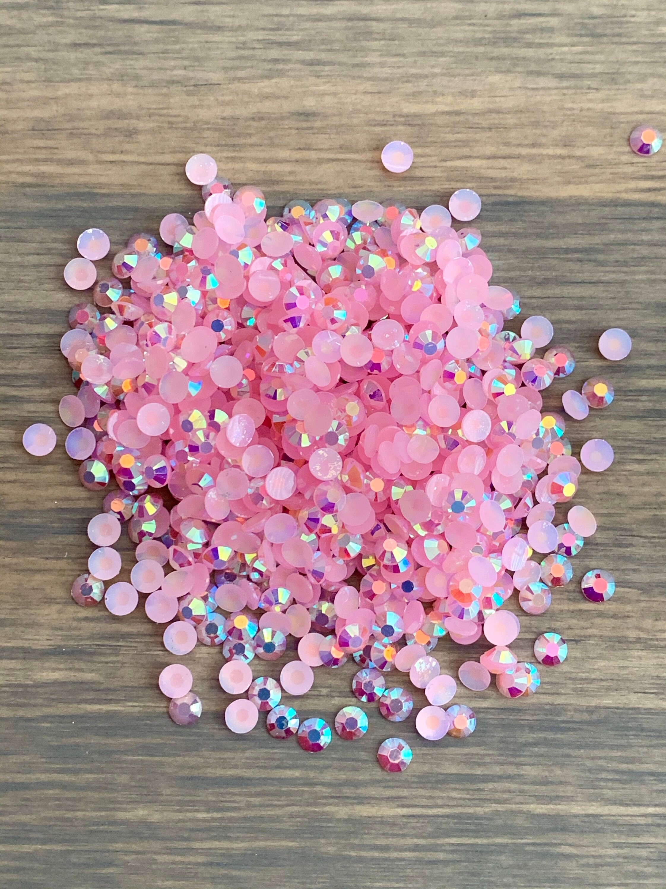 1500ct Cotton Candy AB Jelly Resin Rhinestones Non Hotfix - Etsy