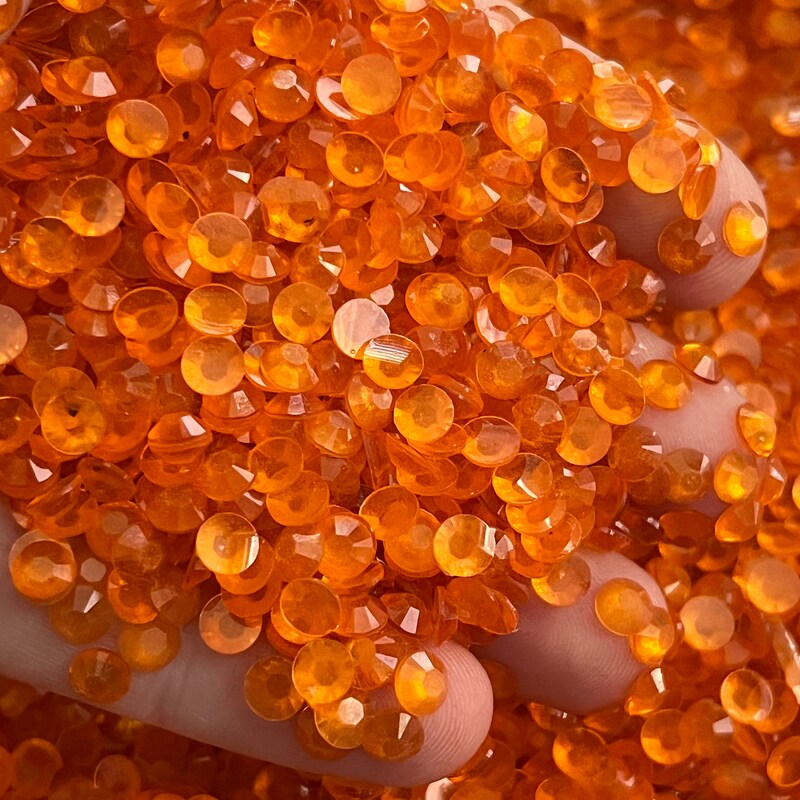 Orange Rhinestones - Etsy