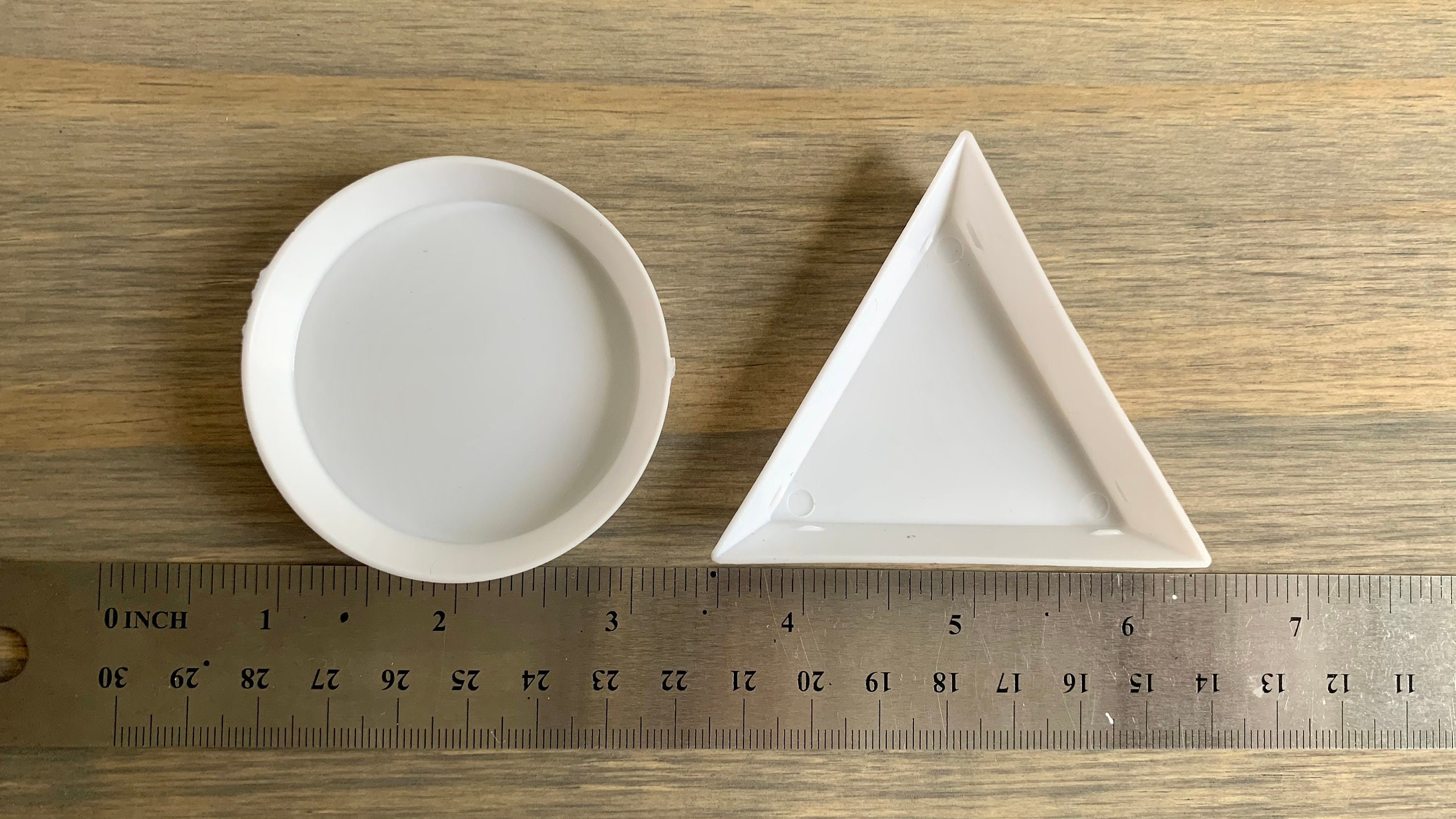 Triangle White Plastic Sorting Trays for Rhinestones Beads - Etsy