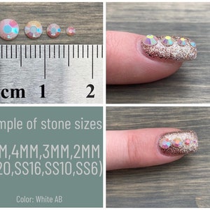 Spongebob Custom Mix Resin Rhinestones Non Hotfix Flatback 3MM, 4MM ...