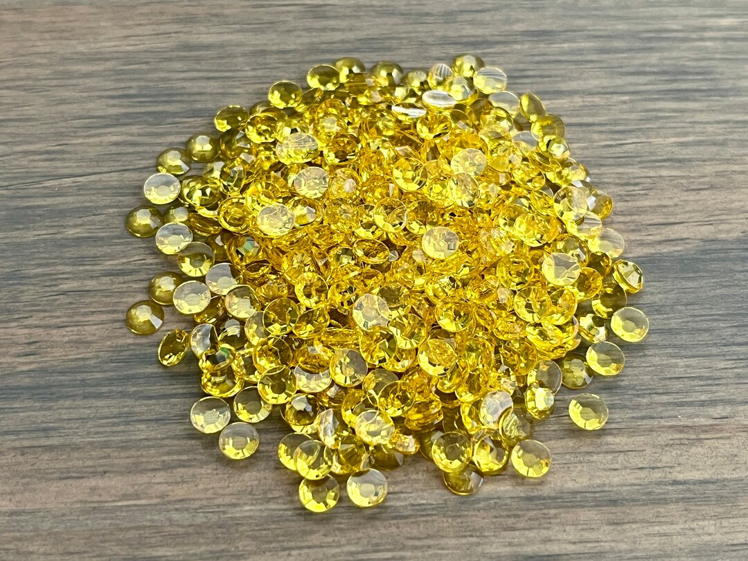 1500ct Pineapple Transparent Rhinestones With Clear Back Non - Etsy