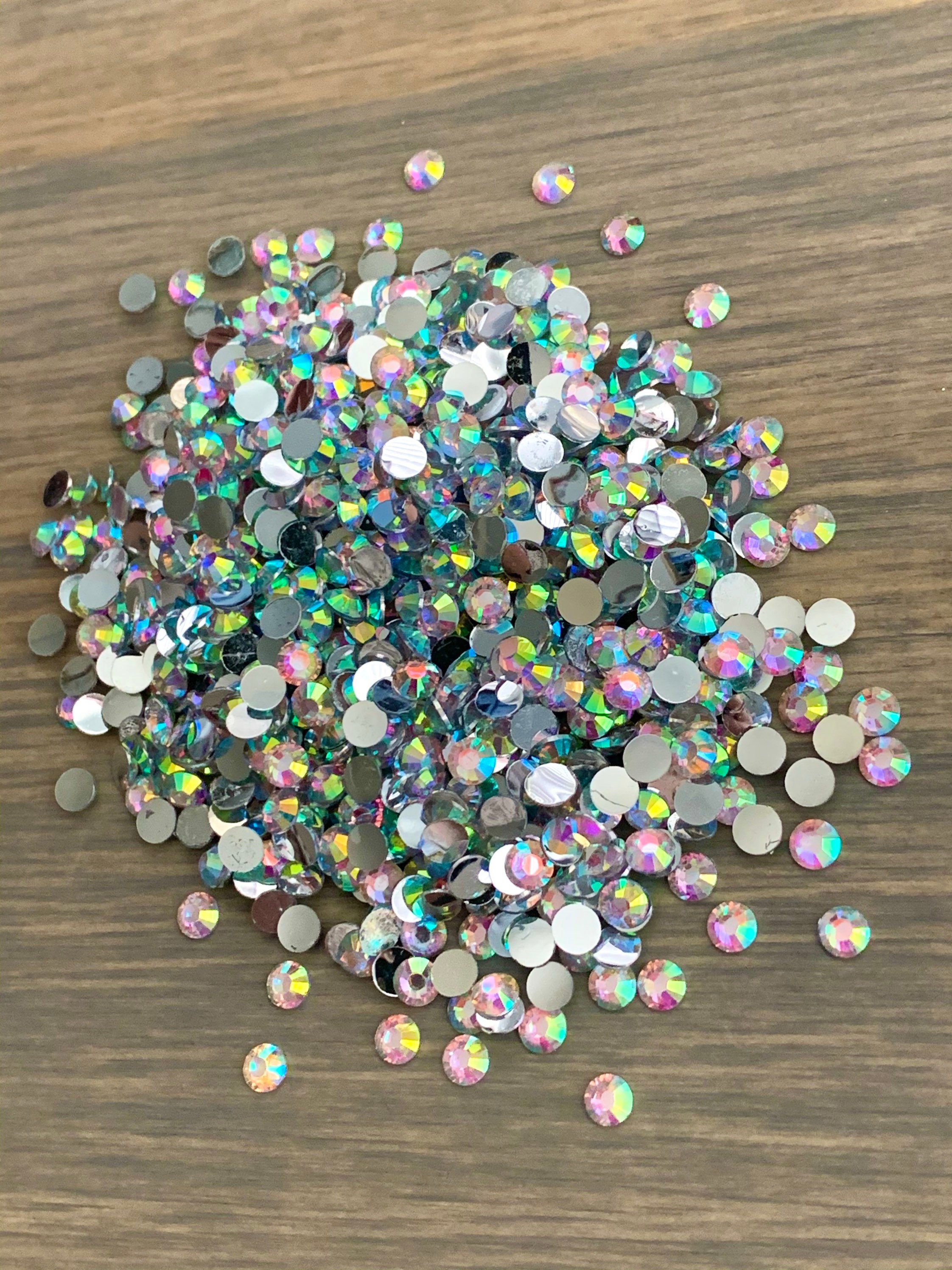 1500ct Crystal AB Rhinestones With Silver Back Non Hotfix - Etsy