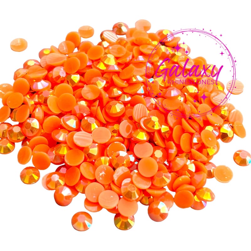 Orange Rhinestone - Etsy