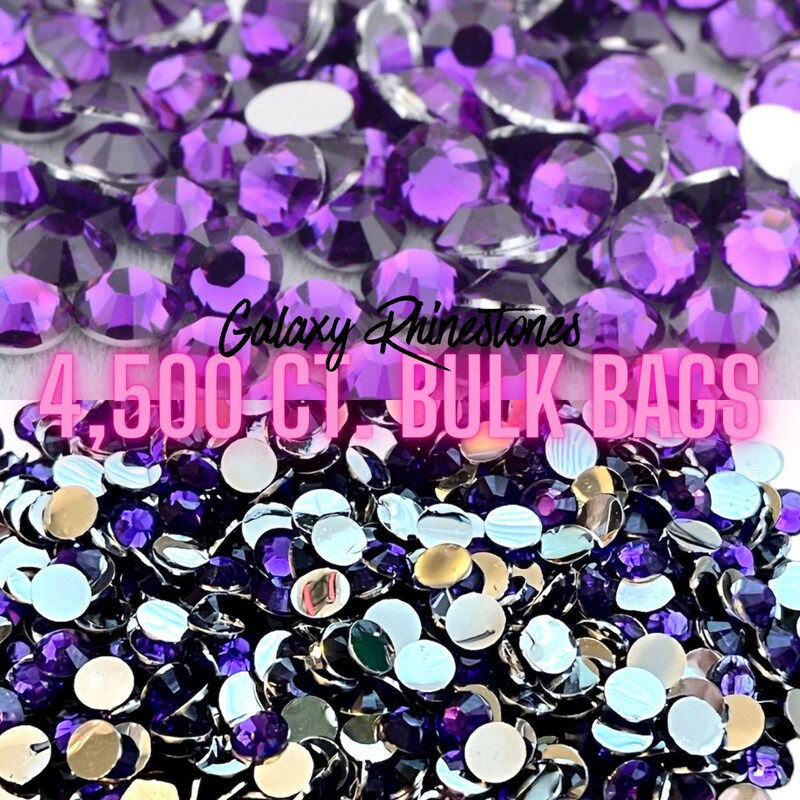 Purple Rhinestones - Etsy