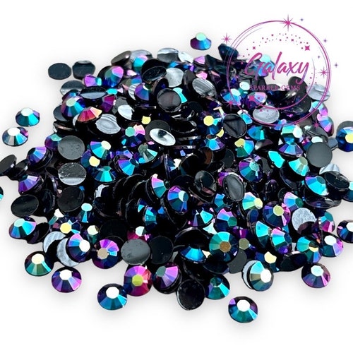 RESIN AB Flatback Rhinestones Choose Color Size 2mm 3mm 4mm - Etsy
