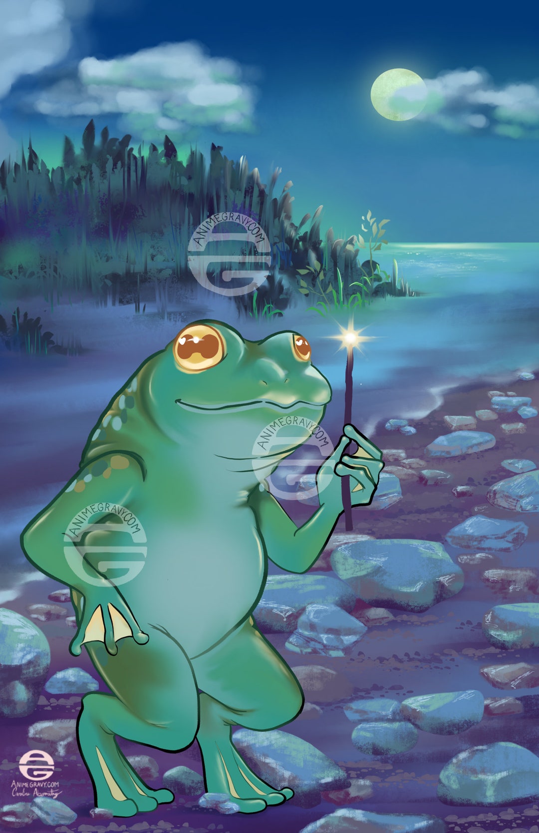 Loveland Frogman Cryptid 11x17 Art Print - Etsy