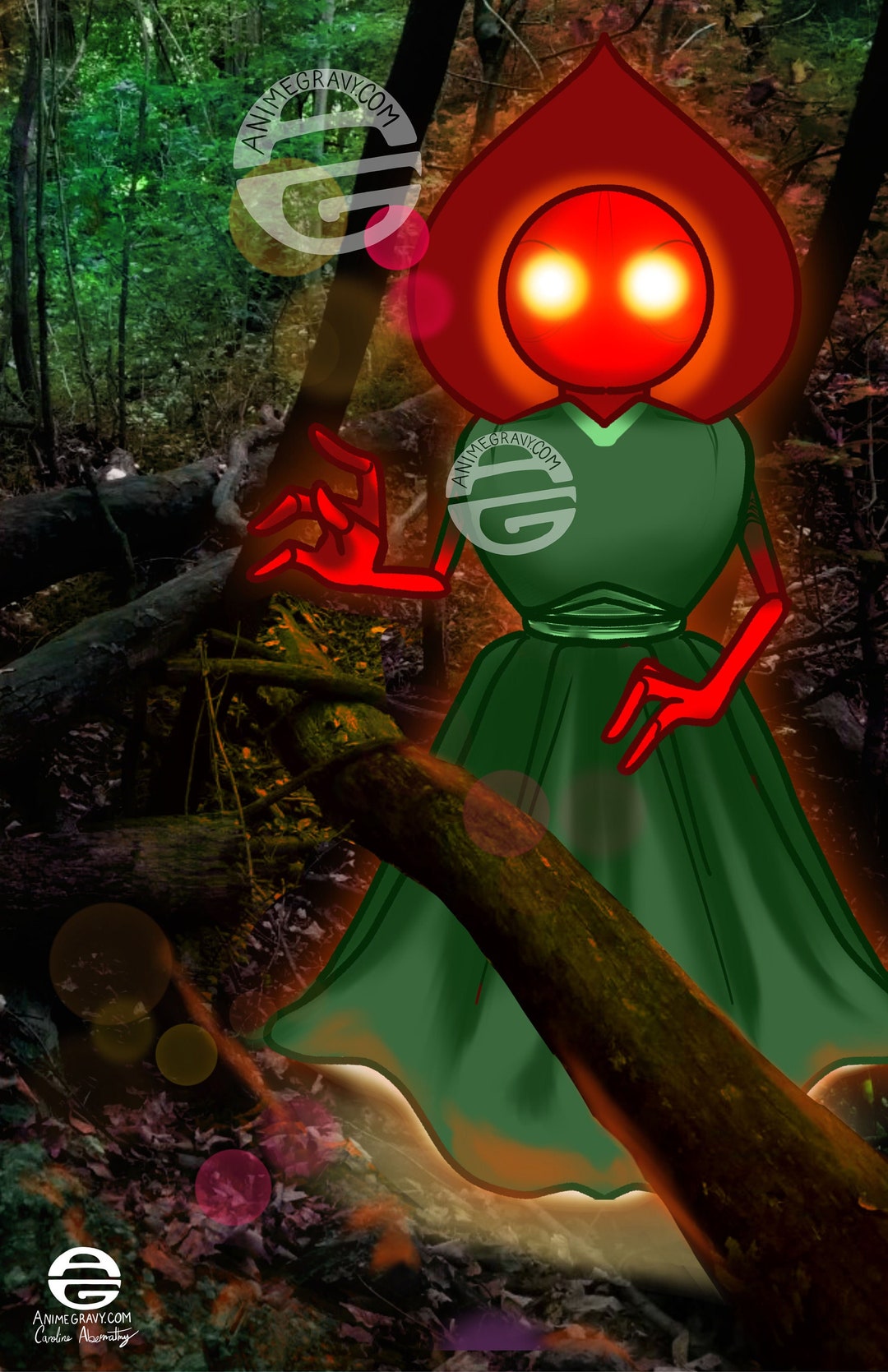 Cryptid Flatwoods Monster Braxton County Monster 11x17 Art Print - Etsy