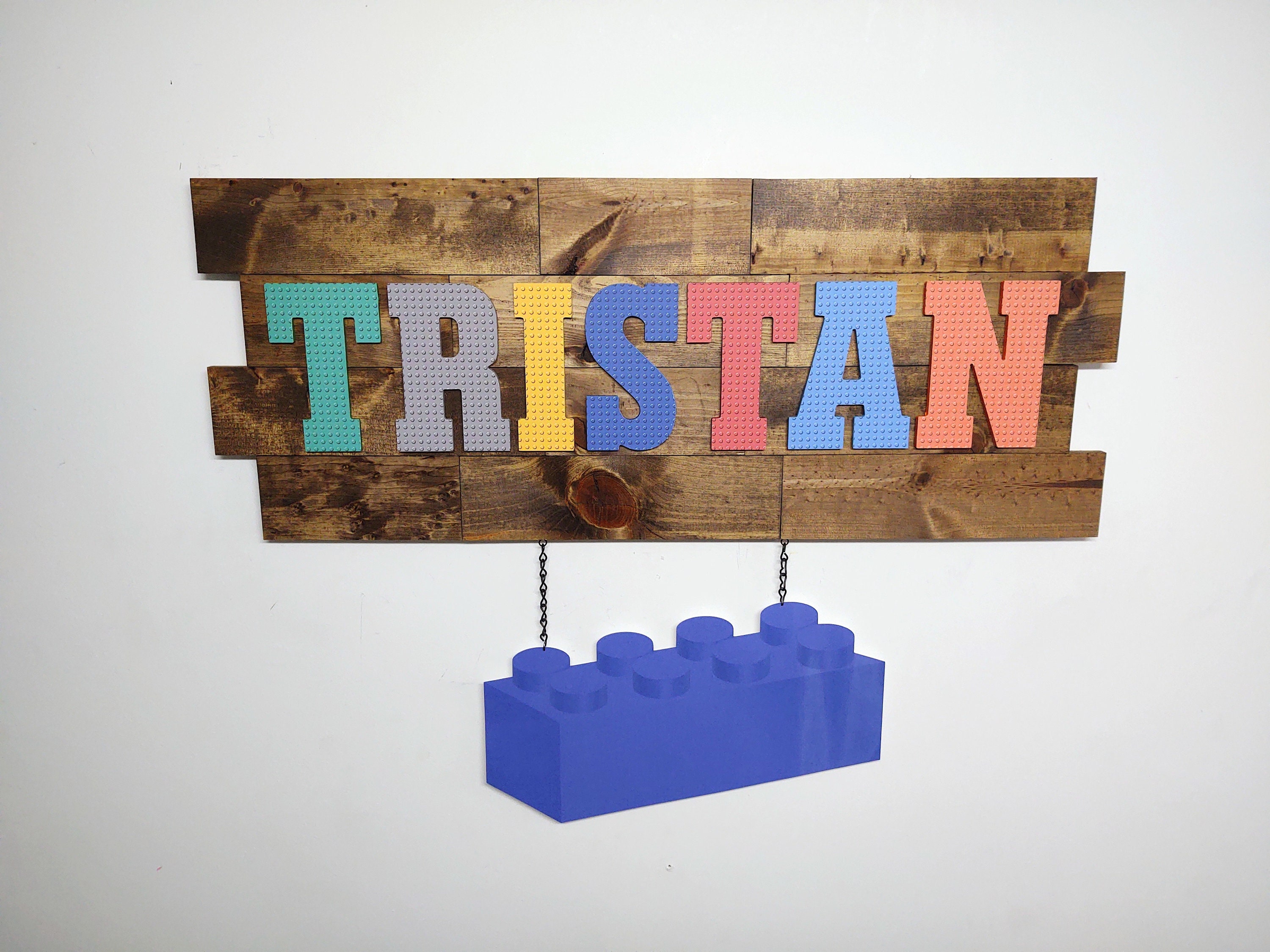 3-5ft Lego Name Sign lego sign lego decorations lego decor | Etsy