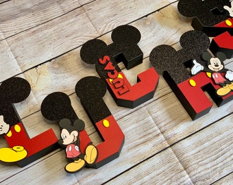Mickey Mouse Name | Etsy