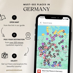 Germany Travel Map | 370+ Must-see Destinations (custom Google My Maps ...