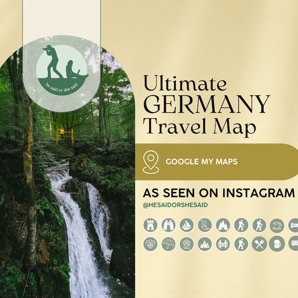 Google My Maps' - Etsy