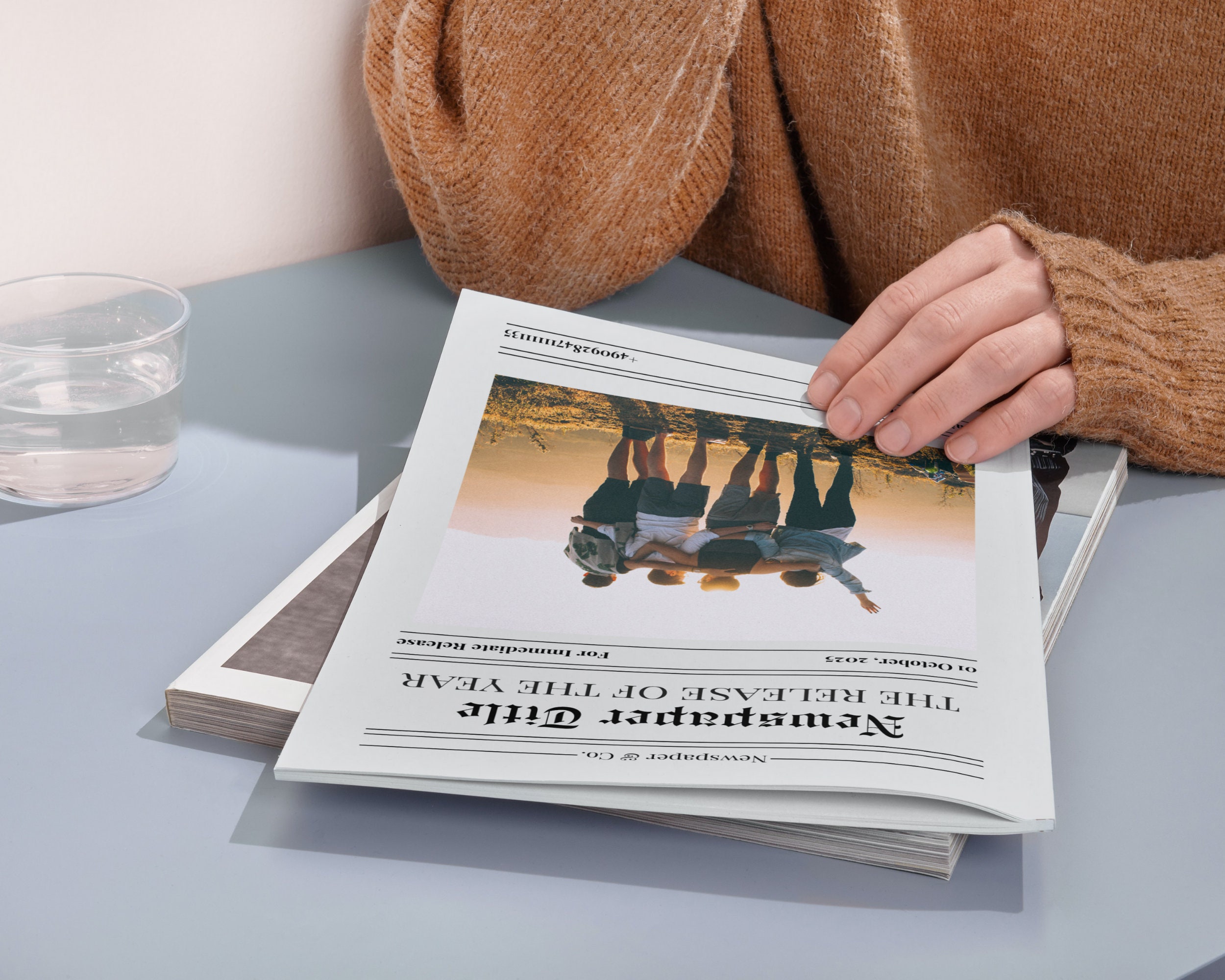 Personalized Newspaper Template Printable 100% Customizable in Canva ...
