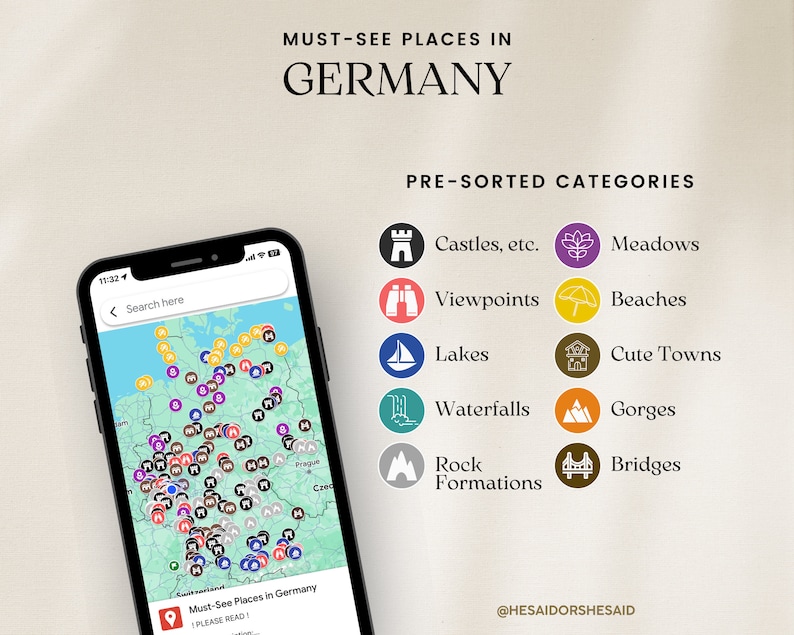 Google My Maps | Must-see Places in Germany | 370+ Destinations | Best ...
