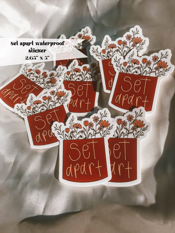 Set Apart Sticker | Etsy