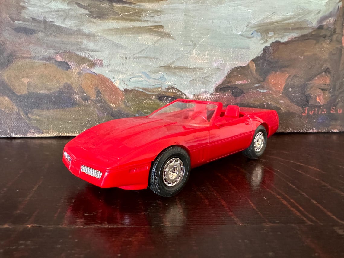 Vintage 1987 Chevrolet Corvette Dealer Promo Car Vintage Chevy Corvette ...