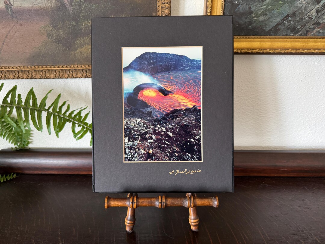 Vintage Kilauea Volcano Summit Vents Photograph by G Brad Lewis Vintage ...