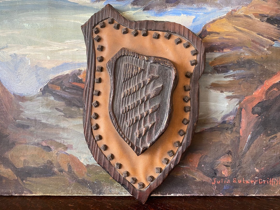 Vintage Spanish Renaissance Shield Coat of Arms Hand-crafted - Etsy
