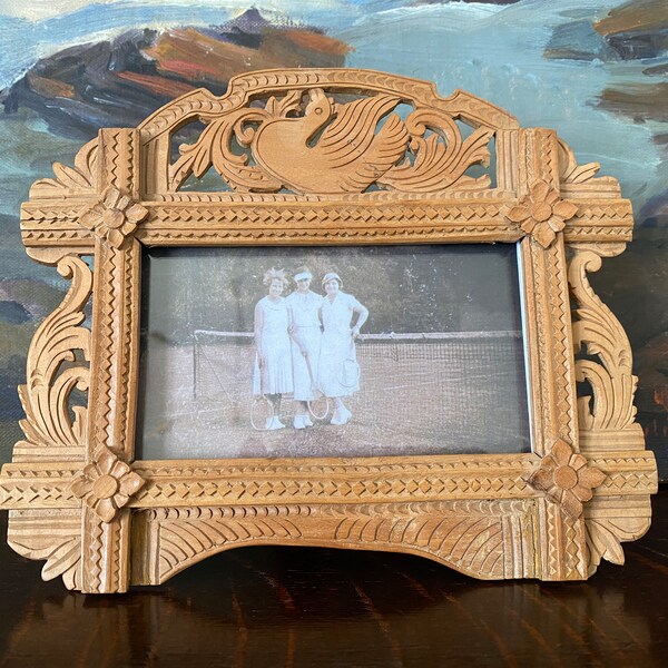 Carved Wood Frame - Etsy