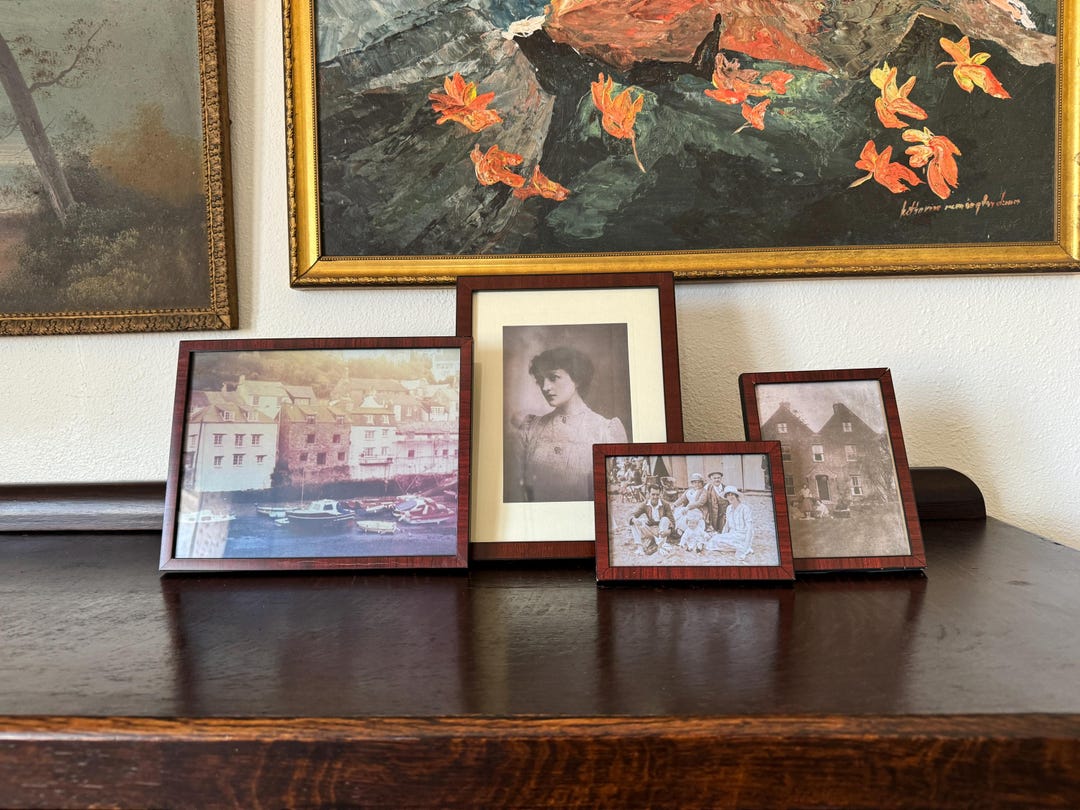 4 Vintage German Easelback Rosewood Frames Vintage Wood Picture Frame ...