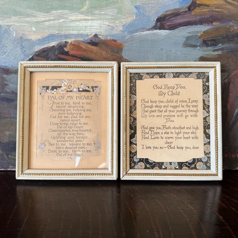 Framed Poem - Etsy