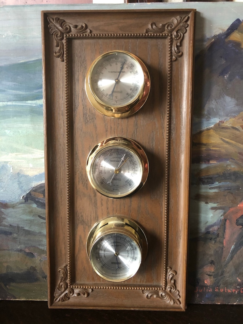 Vintage Springfield Thermometer Barometer Hygrometer Vintage | Etsy