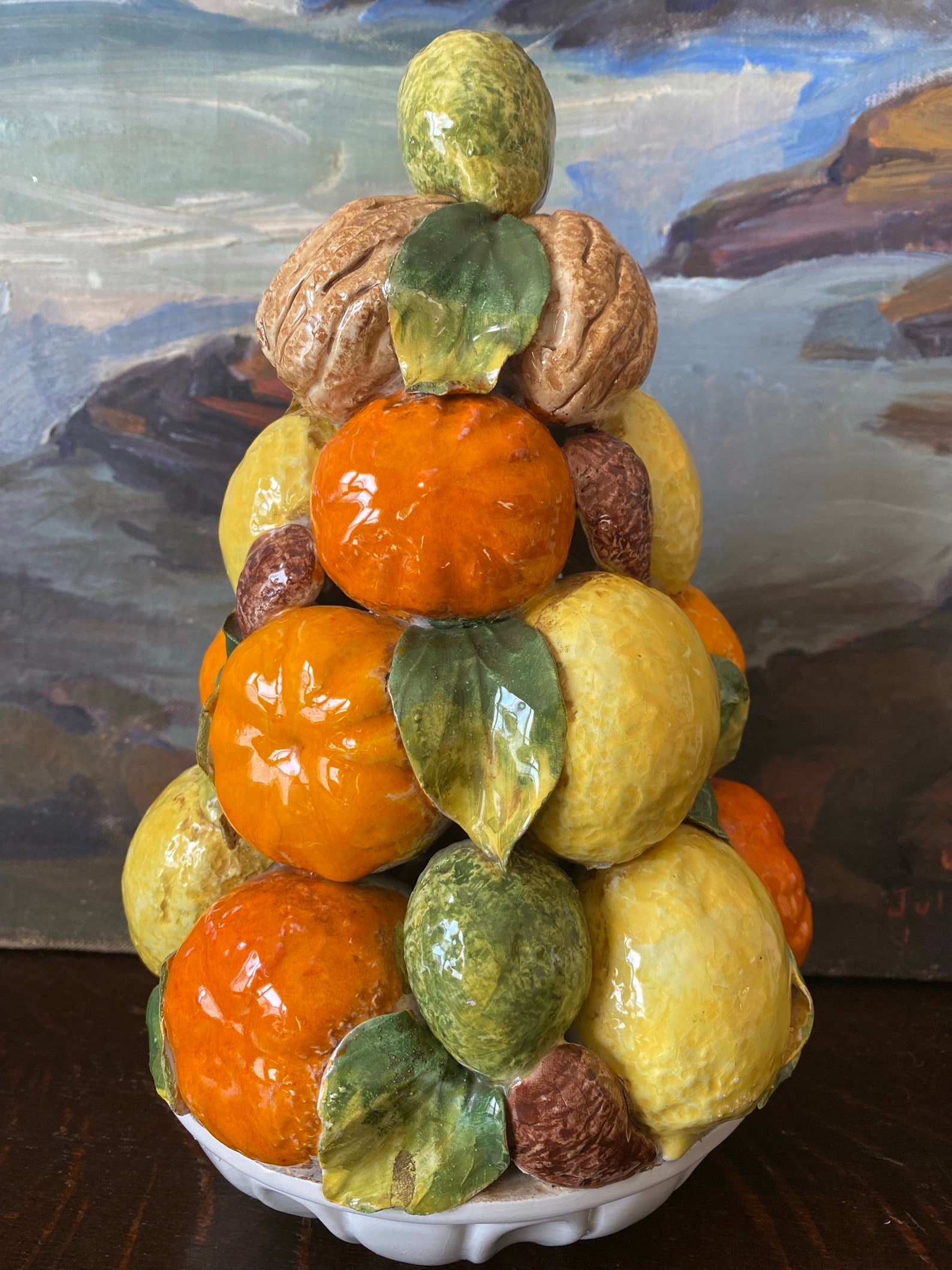 Vintage Lemon Decor Italian Pottery Vintage Italian | Etsy