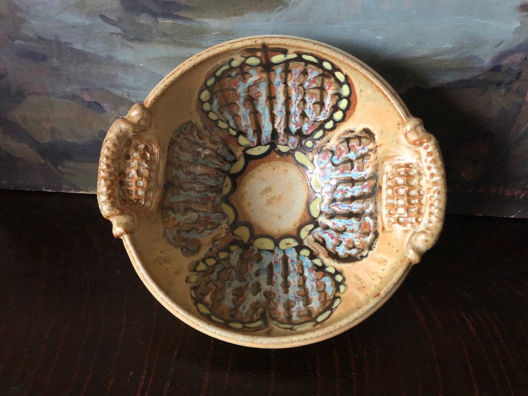 Vintage Hungarian Studio Art Pottery Bowl Vintage Hungarian Pottery ...