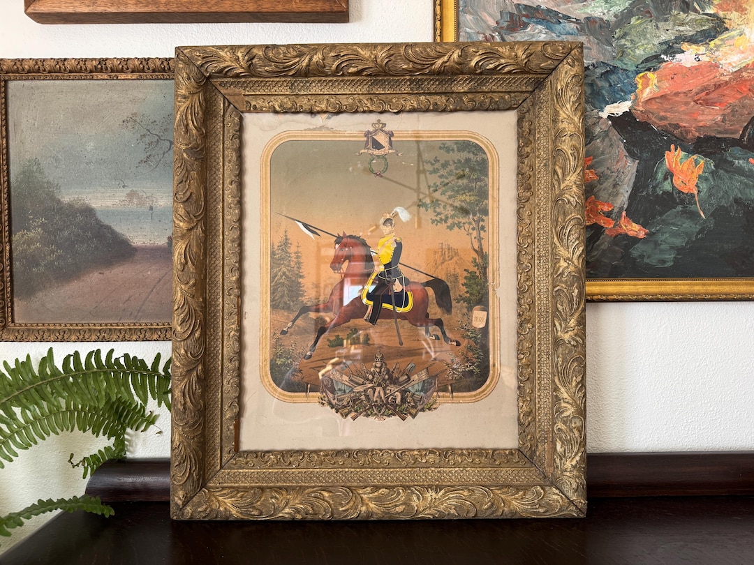 Antique Late 19th Century Patriotic Prussian Military Officer on ...